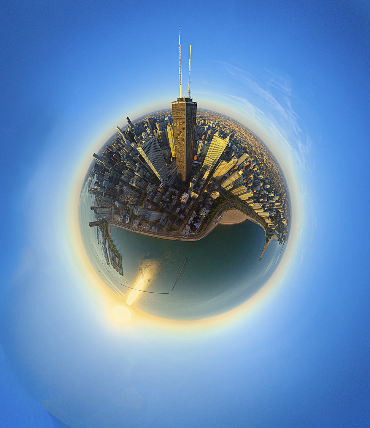 Hancock_8bit-flat_Panorama - Voyage Chicago | Chicago City Guide