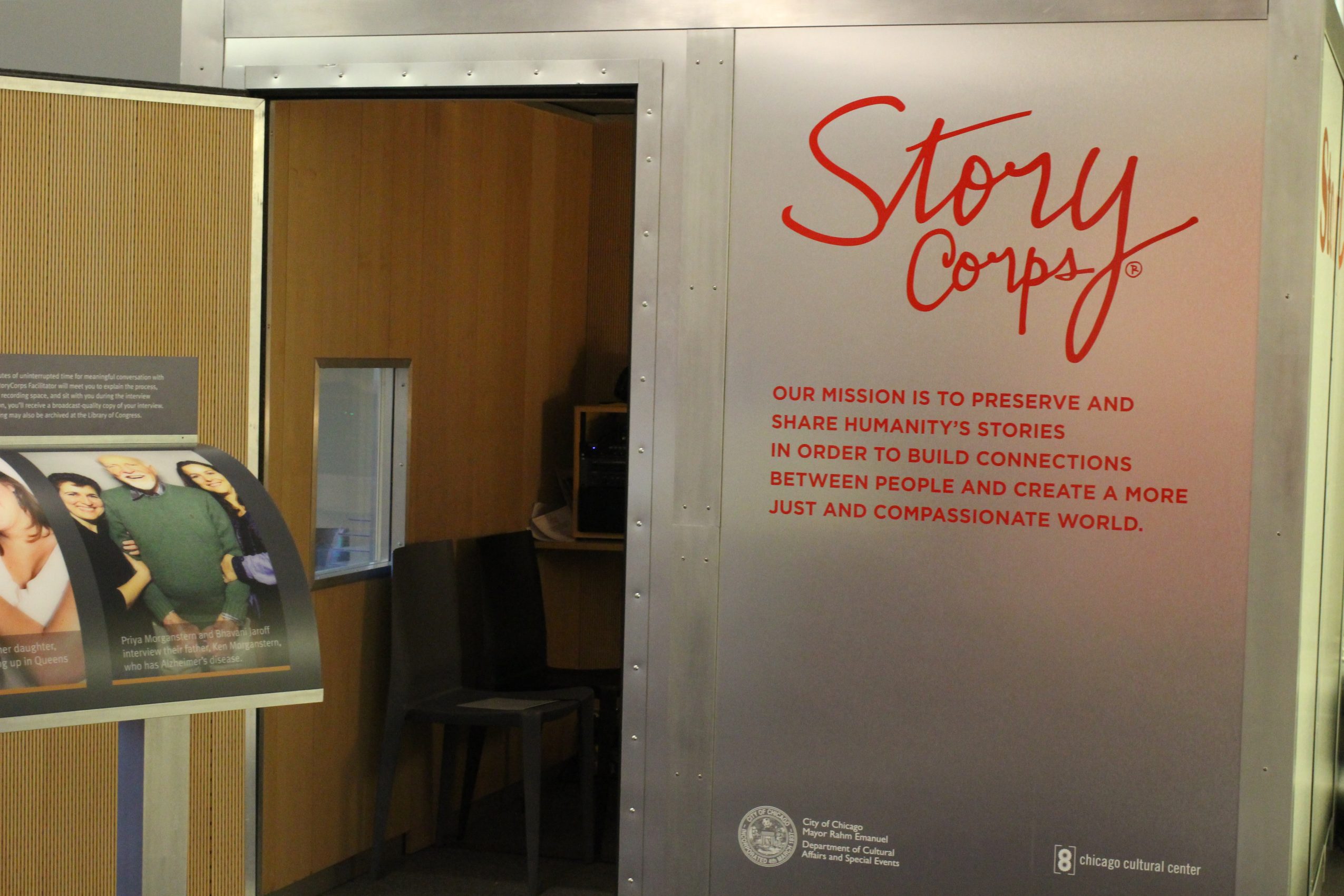 Meet Amy Tardif of StoryCorps (Chicago StoryBooth) in The Loop - Voyage ...