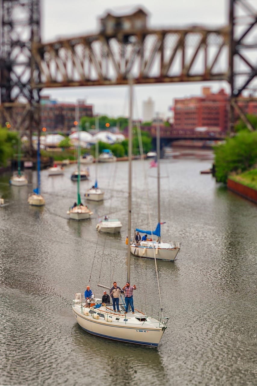 boats_tilt_shift - Voyage Chicago | Chicago City Guide